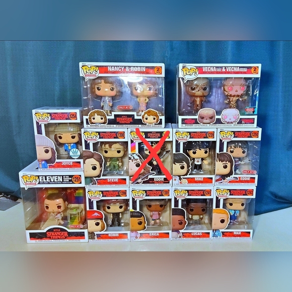 Funko | Toys | Funko Stranger Things Lot Eleven Eddie Mike Lucas Nancy ...